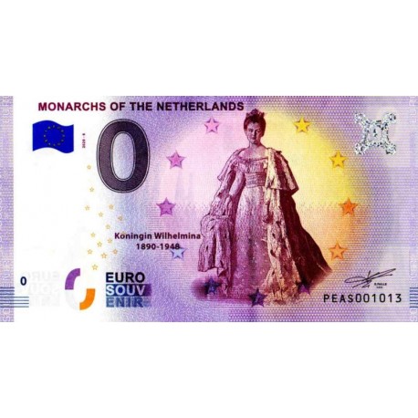 Nizozemska 2020- 0 Euro Bankovec - Monarchs Of The Netherlands ...