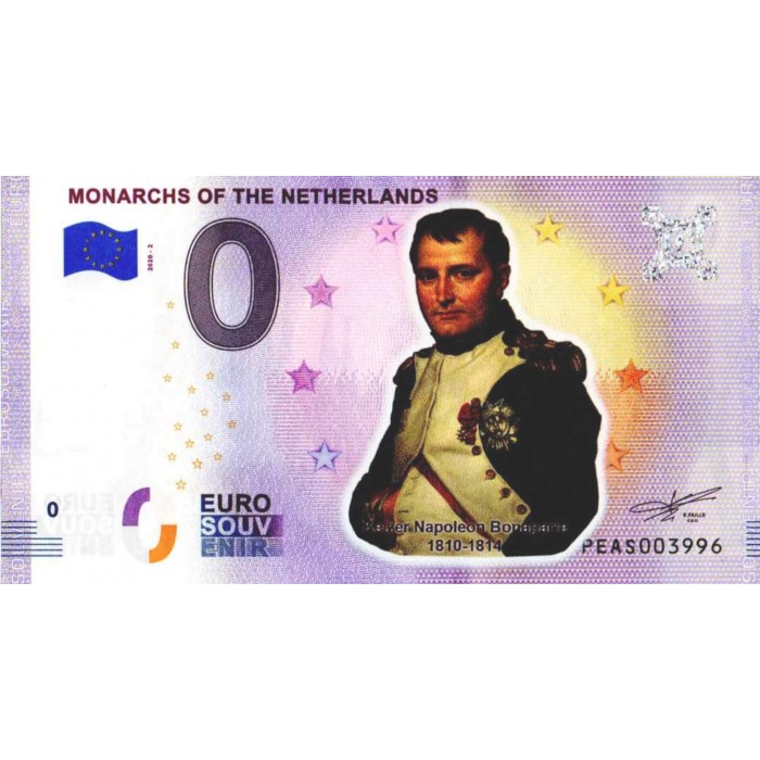 Nizozemska 2020- 0 Euro Bankovec - Monarchs Of The Netherlands ...