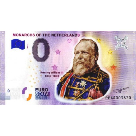 Nizozemska 2020- 0 Euro Bankovec - Monarchs Of The Netherlands - Willem ...