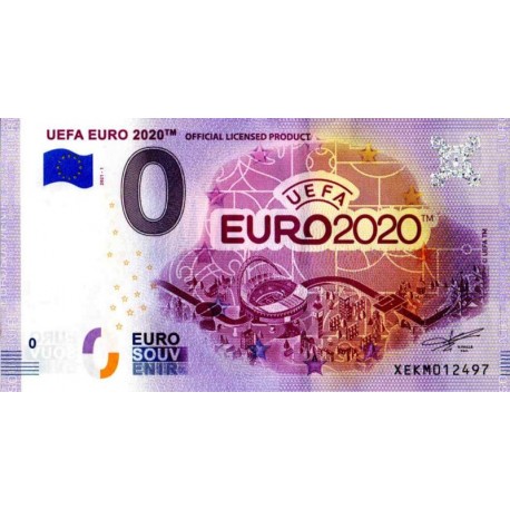 Nemčija 2021 - 0 Euro Bankovec - UEFA Euro 2020 - UNC