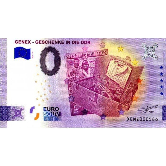 Nemčija 2021 - 0 Euro Bankovec - Genex - Geschenke in die DDR - UNC