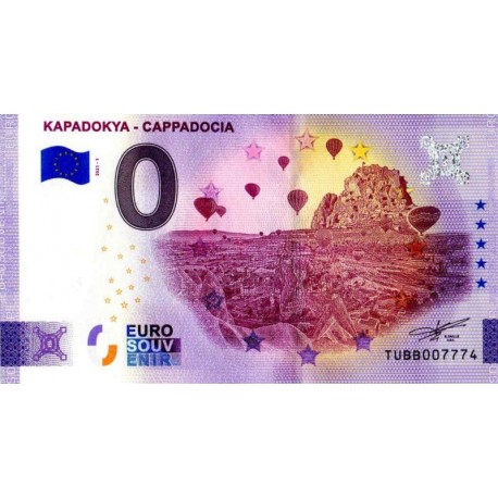 Turčija 2021 - 0 Euro bankovec - Kapadokya - Cappadocia - UNC